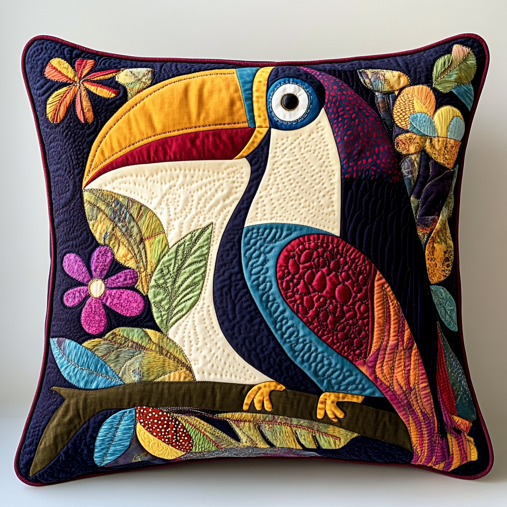 Toucan DAI311024460 Quilted Pillow Case – Alpha Quilt