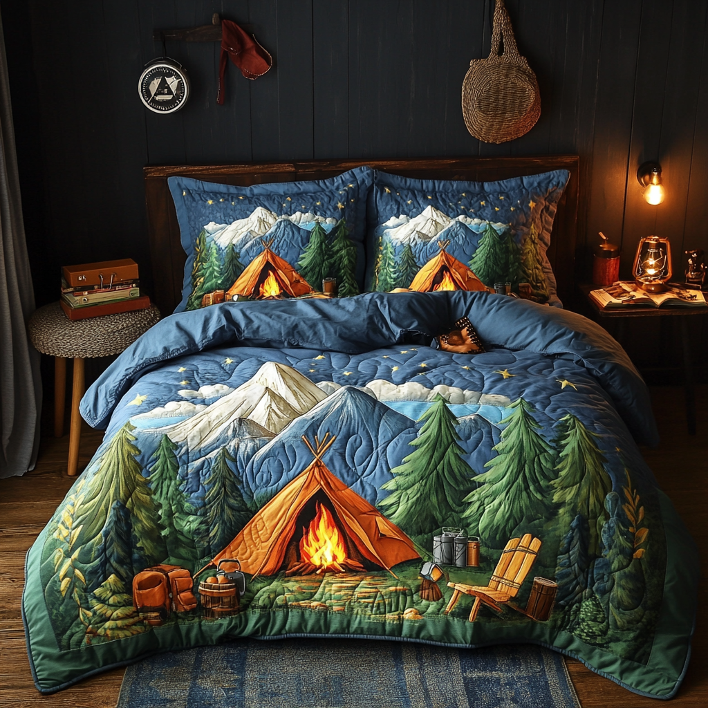 Camping DAI051224068 Quilt Bedding Set – Alpha Quilt