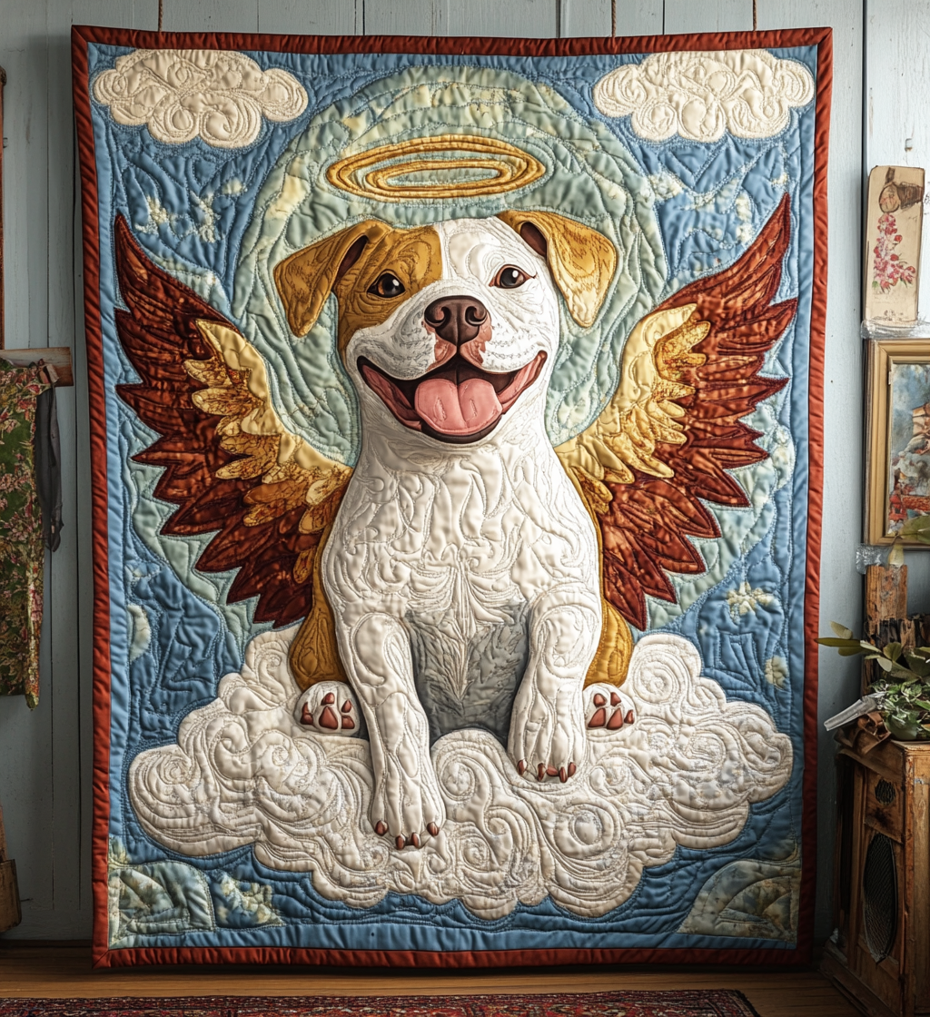 Pitbull Angel DAI090125181 Quilt Blanket – Alpha Quilt