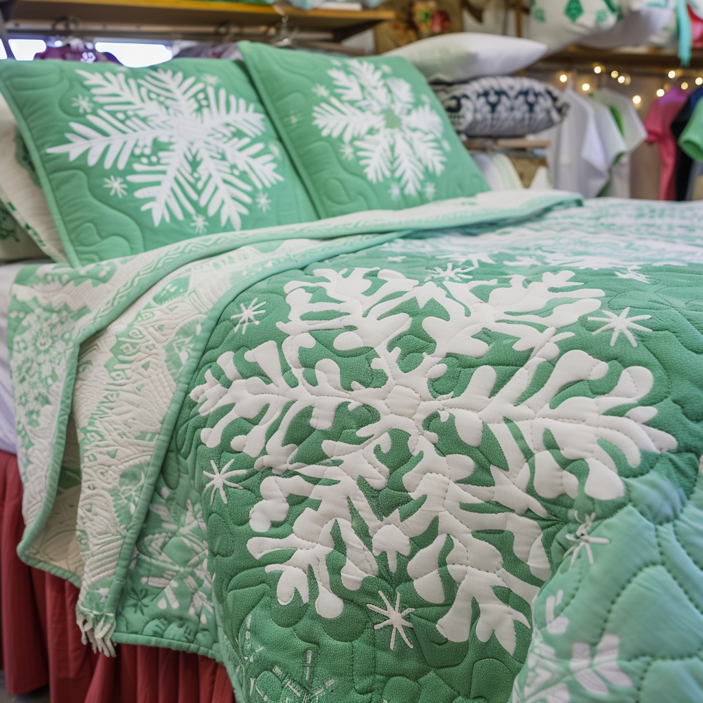 Snowflake TAI170724104 Quilt Bedding Set – Alpha Quilt