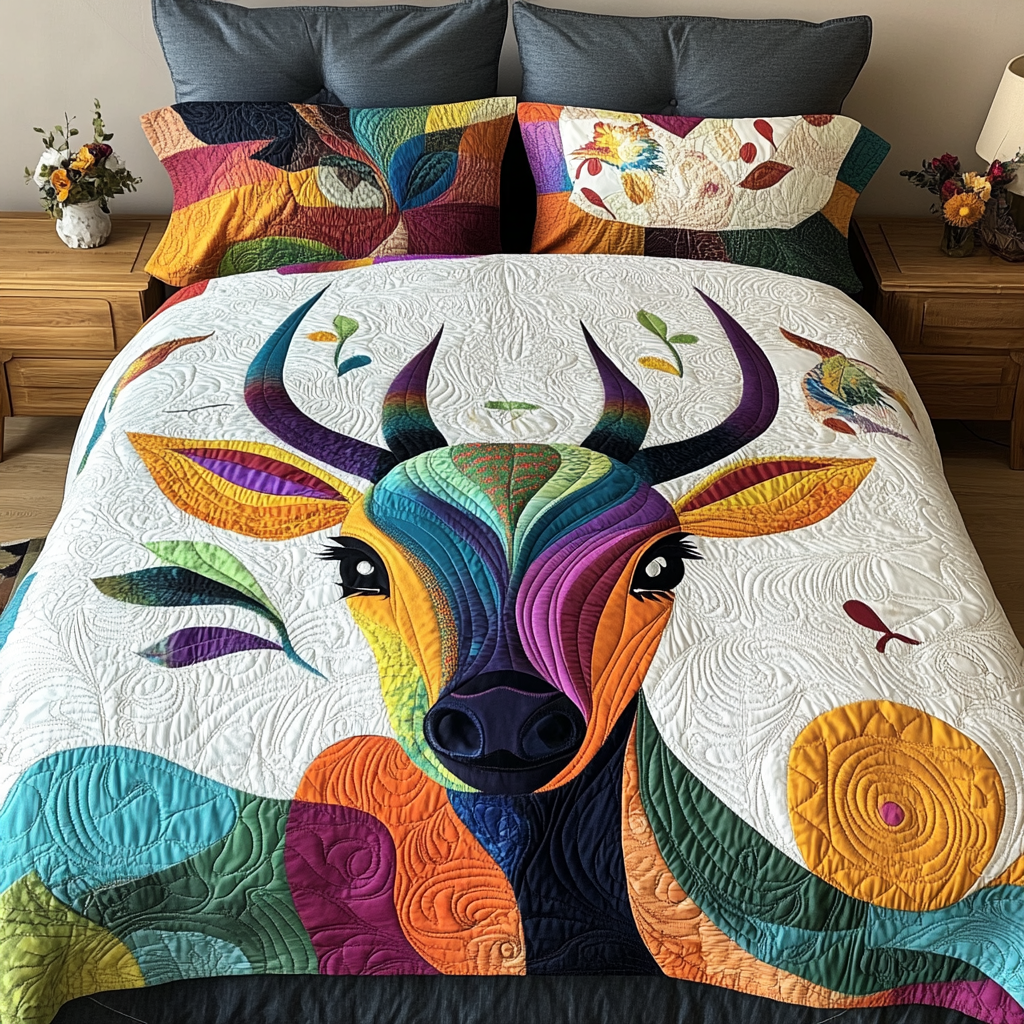 Antelope DAI040225289 Quilt Bedding Set – Alpha Quilt