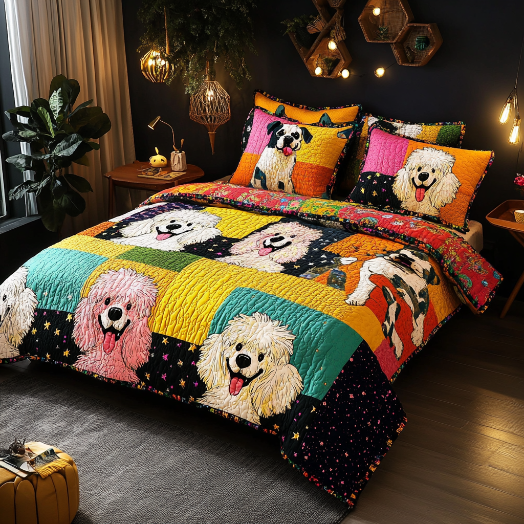 Poodle TAI181024346 Quilt Bedding Set – Alpha Quilt