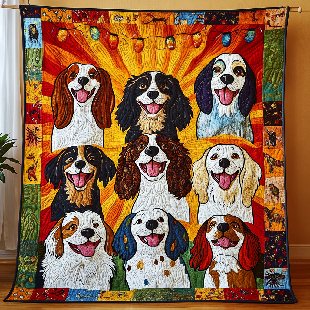 Spaniel TAI181024067 Quilt Blanket – Alpha Quilt