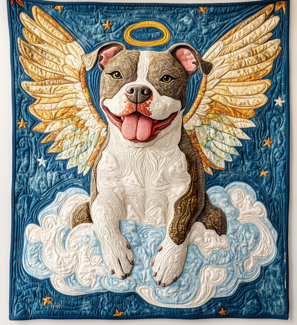 Pitbull Angel DAI090125177 Quilt Blanket – Alpha Quilt