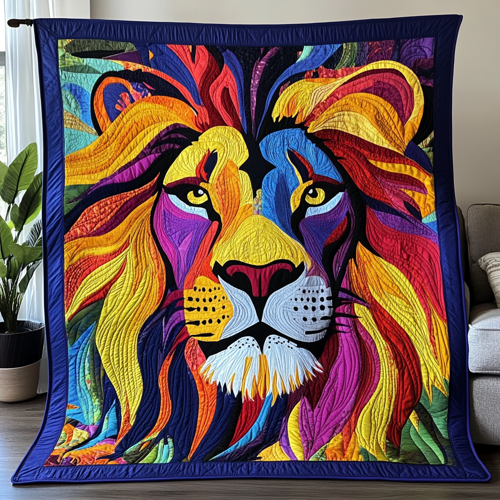 Lion DAI25102427 Quilt Blanket – Alpha Quilt