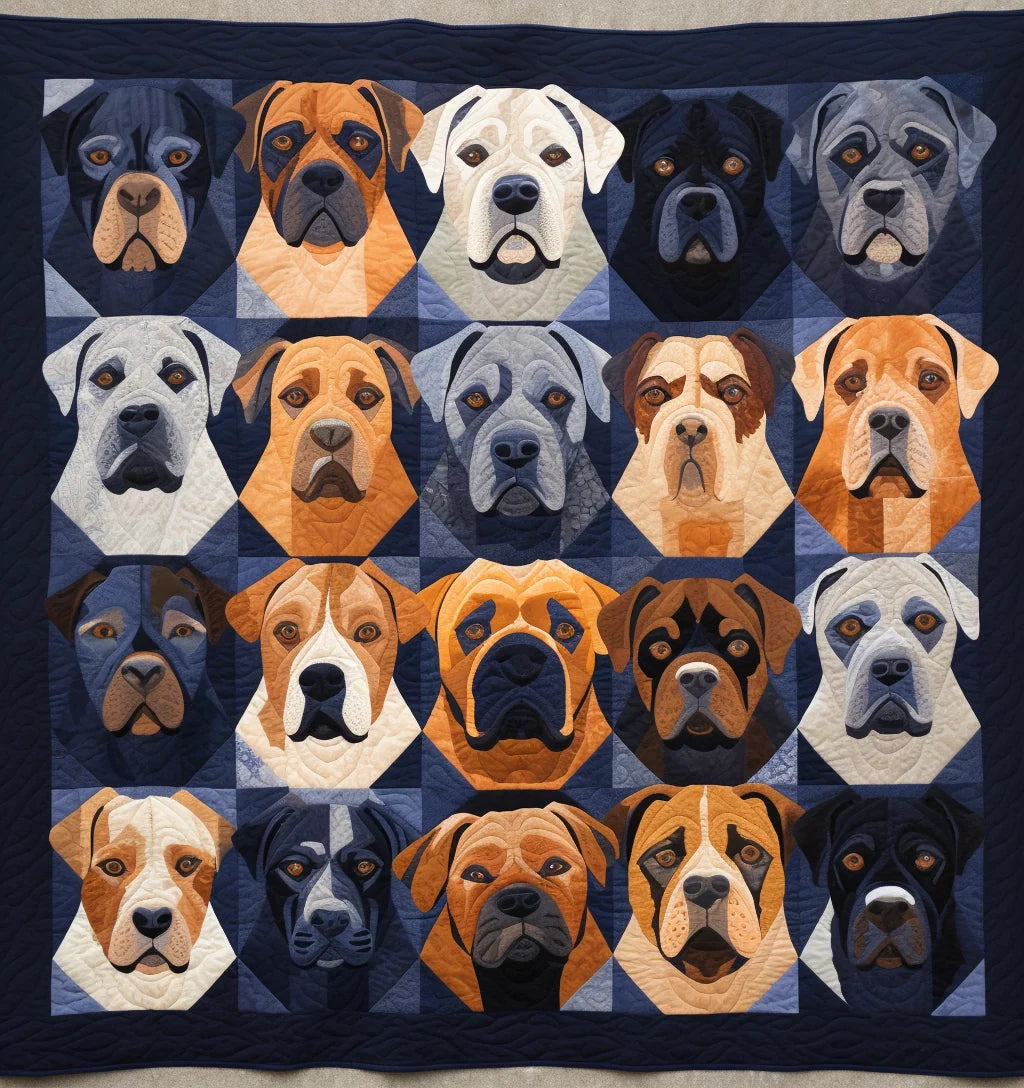 Rottweiler TAI14112311 Quilt Blanket – Alpha Quilt