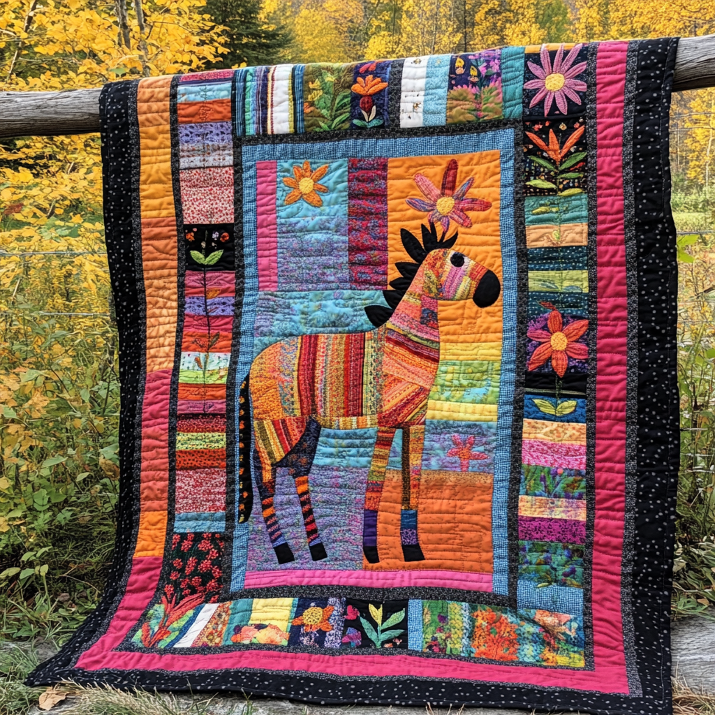 Donkey DAI221024245 Quilt Blanket – Alpha Quilt