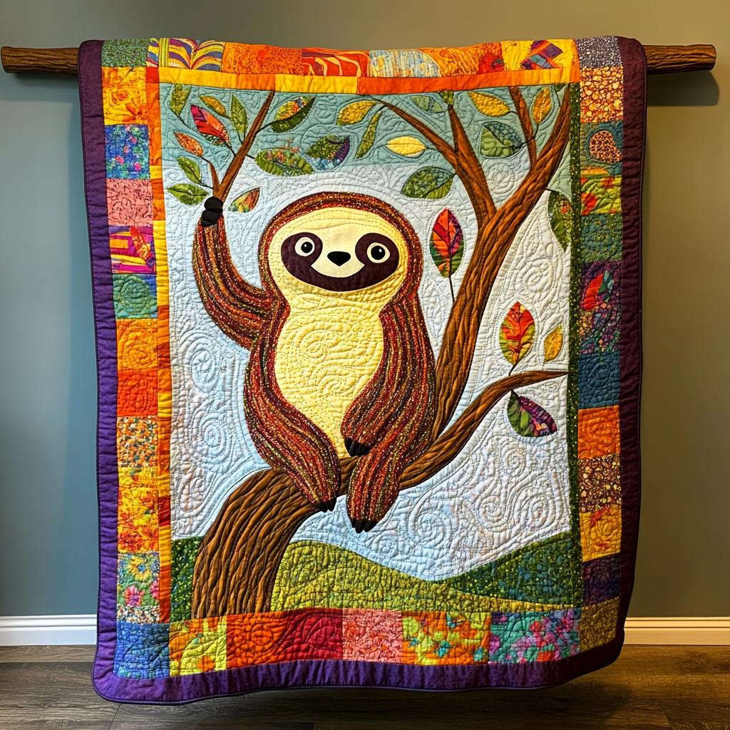 Sloth DAI111124510 Quilt Blanket – Alpha Quilt