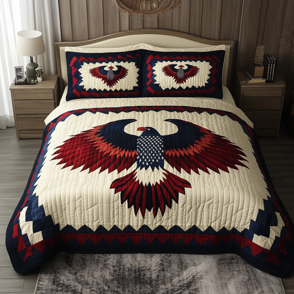 Eagle DAI280824130 Quilt Bedding Set – Alpha Quilt