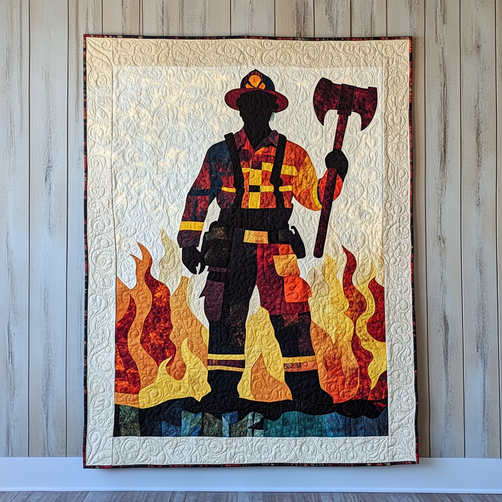 Fireman DAI281124099 Quilt Blanket – Alpha Quilt