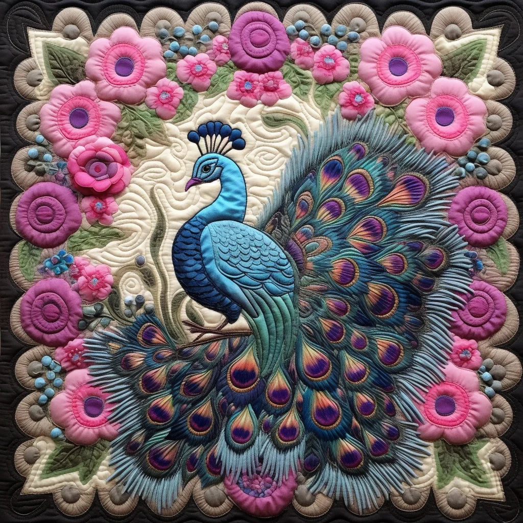 Peacock TAI260224052 Quilt Blanket – Alpha Quilt