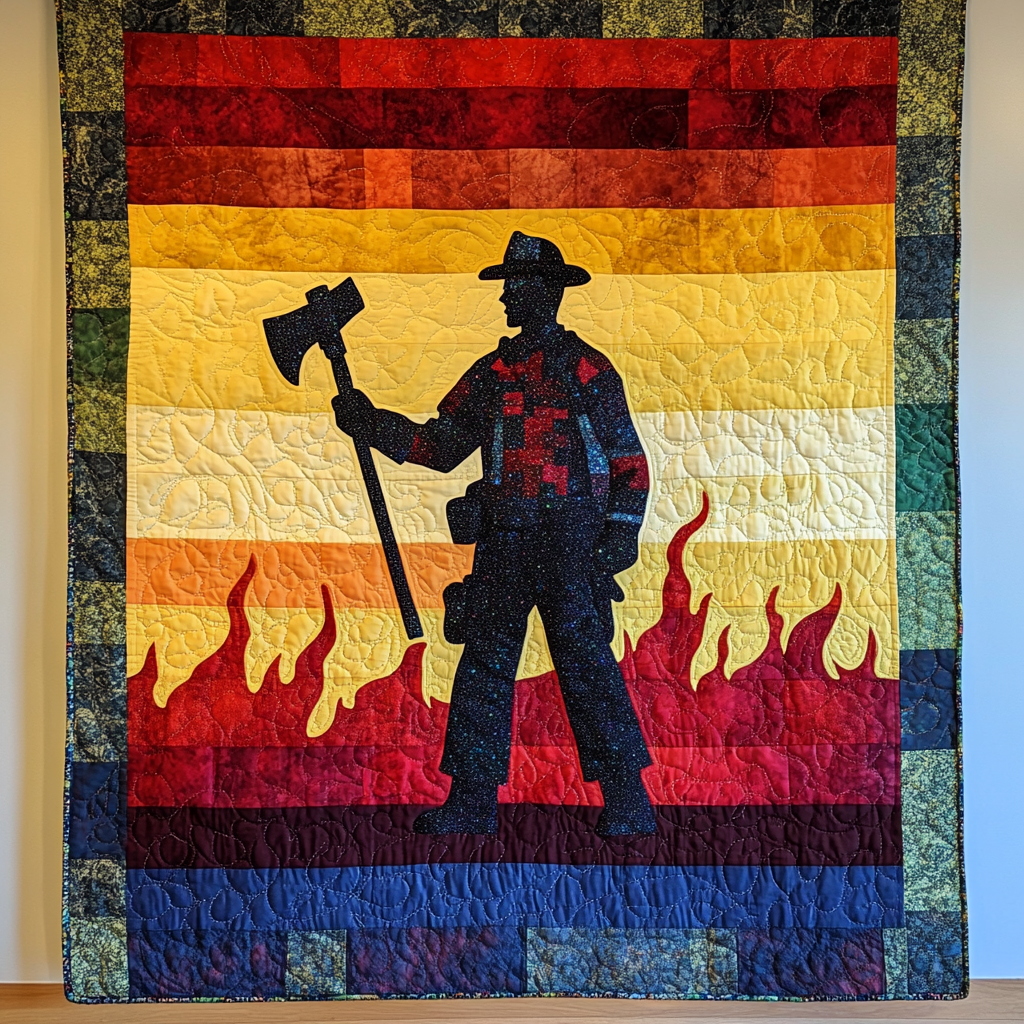 Fireman DAI281124097 Quilt Blanket – Alpha Quilt