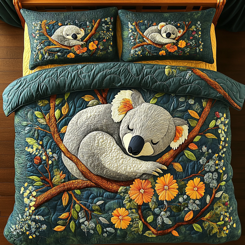 Koala DAI150125205 Quilt Bedding Set – Alpha Quilt