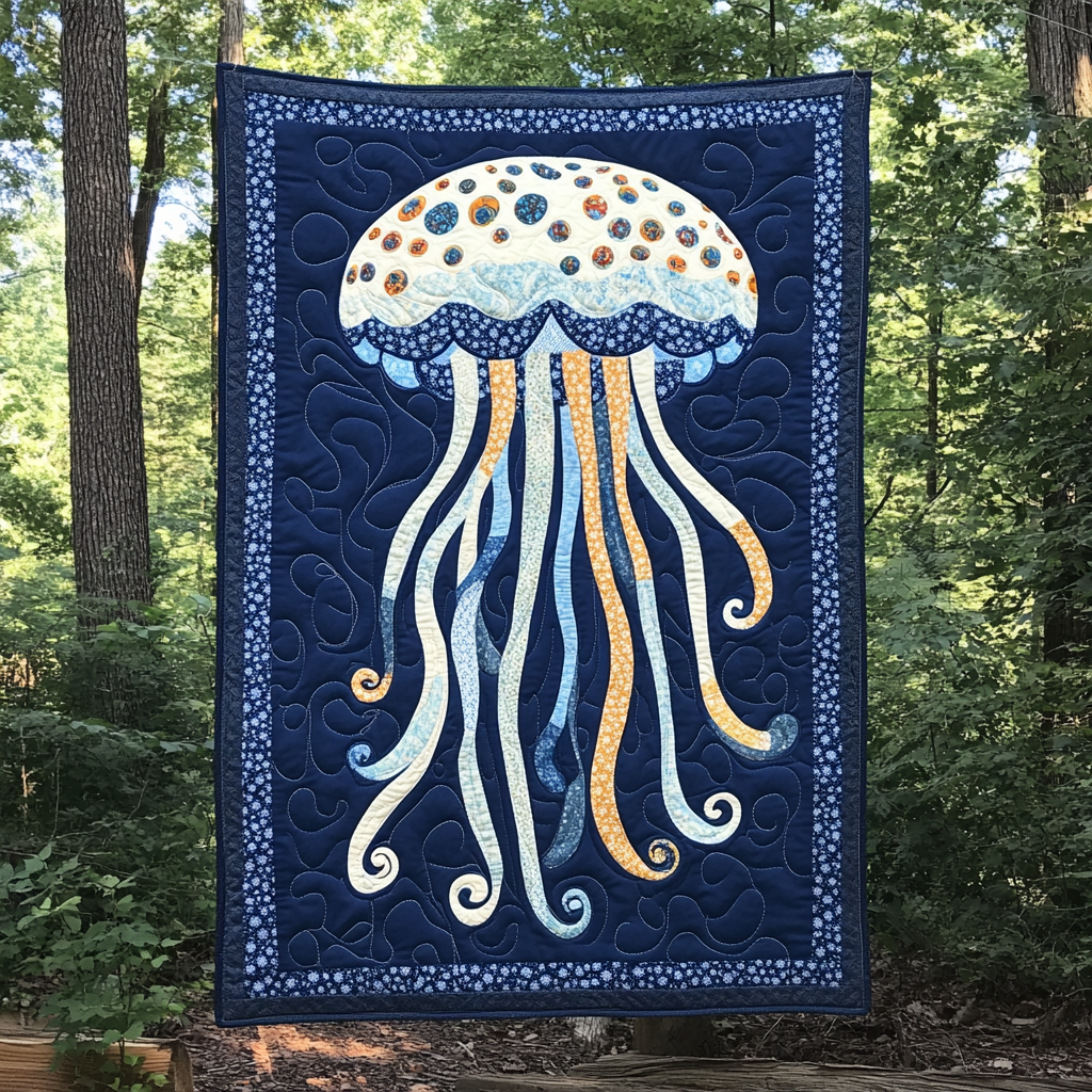 Jellyfish DAI26102449 Quilt Blanket – Alpha Quilt