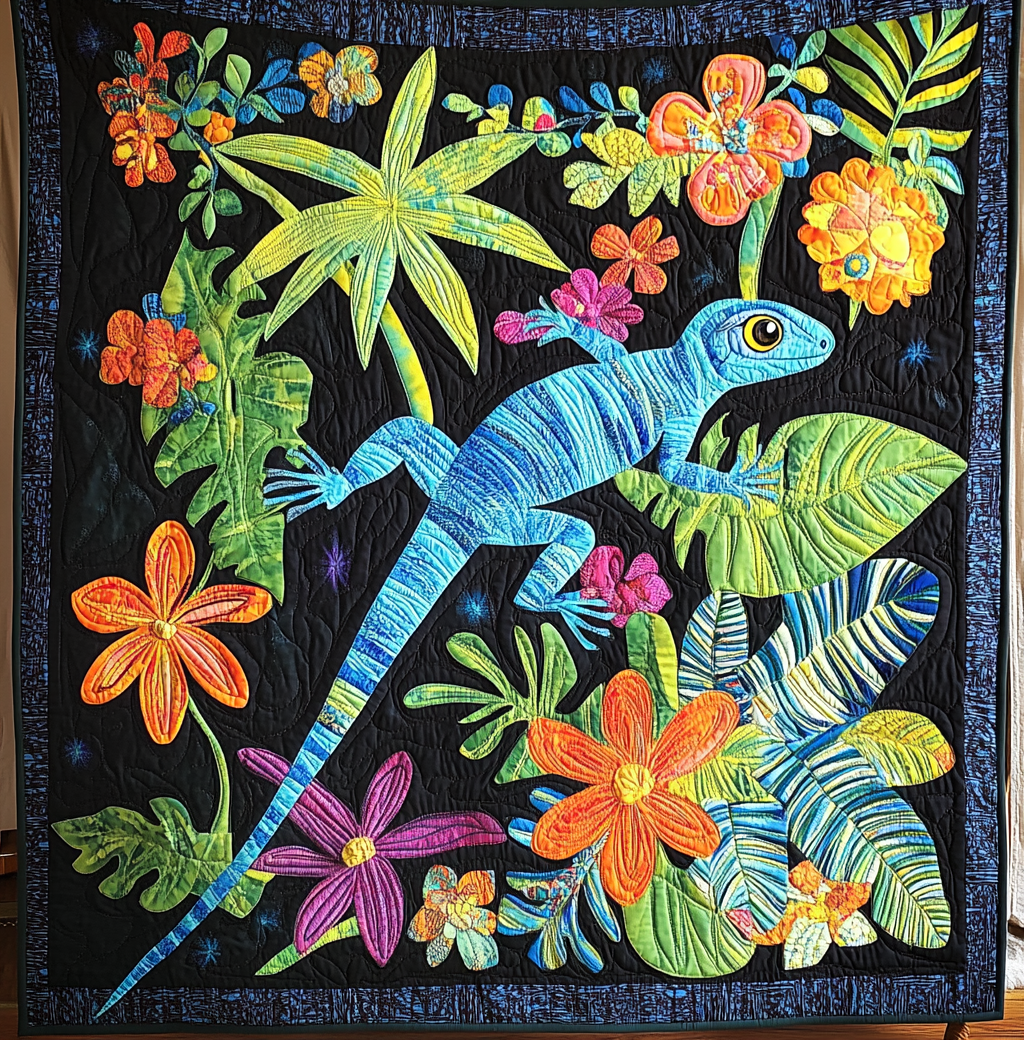 Lizard DAI190225051 Quilt Blanket – Alpha Quilt