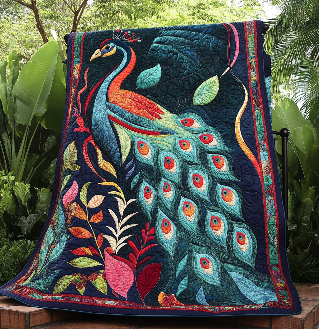 Peacock DAI190225019 Quilt Blanket – Alpha Quilt