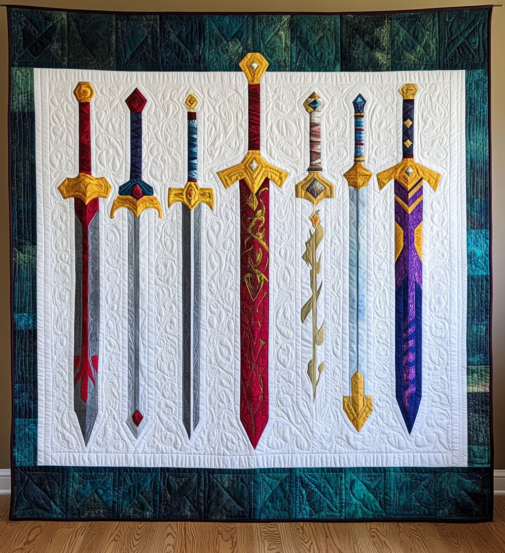 Sword DAI301224080 Quilt Blanket – Alpha Quilt