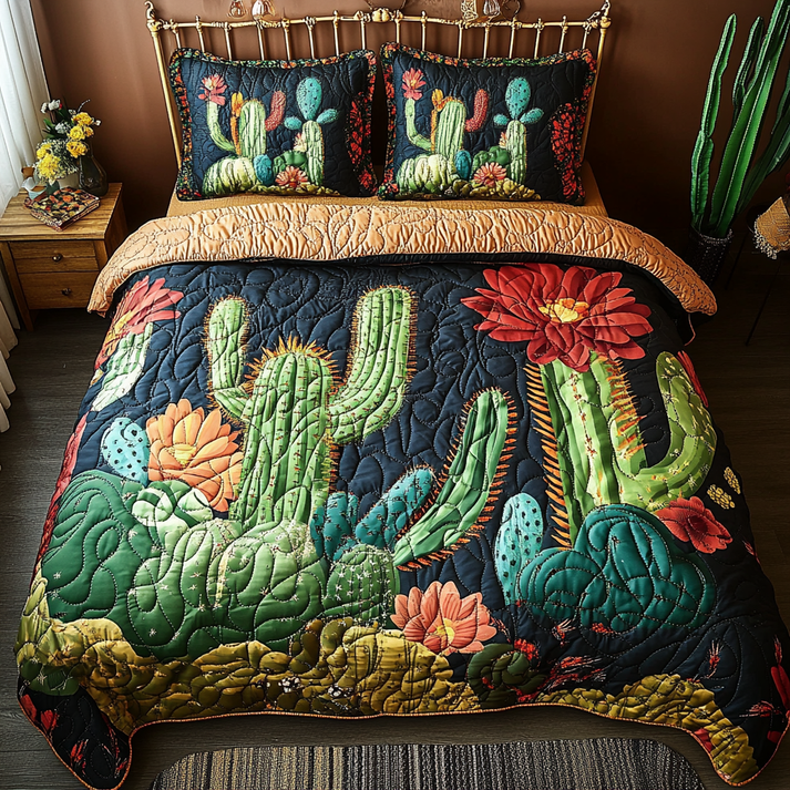Cactus TAI041024516 Quilt Bedding Set – Alpha Quilt