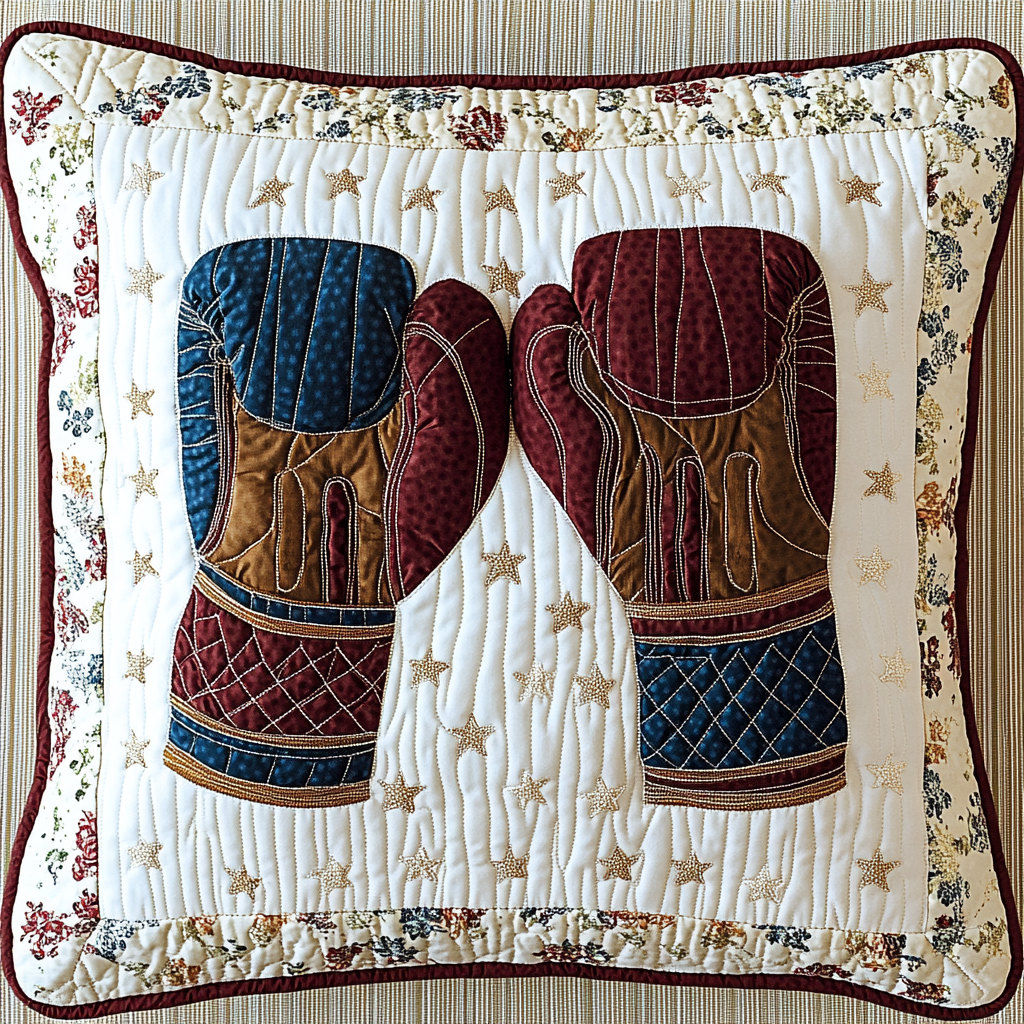 Boxing DAI090125323 Quilted Pillow Case – Alpha Quilt