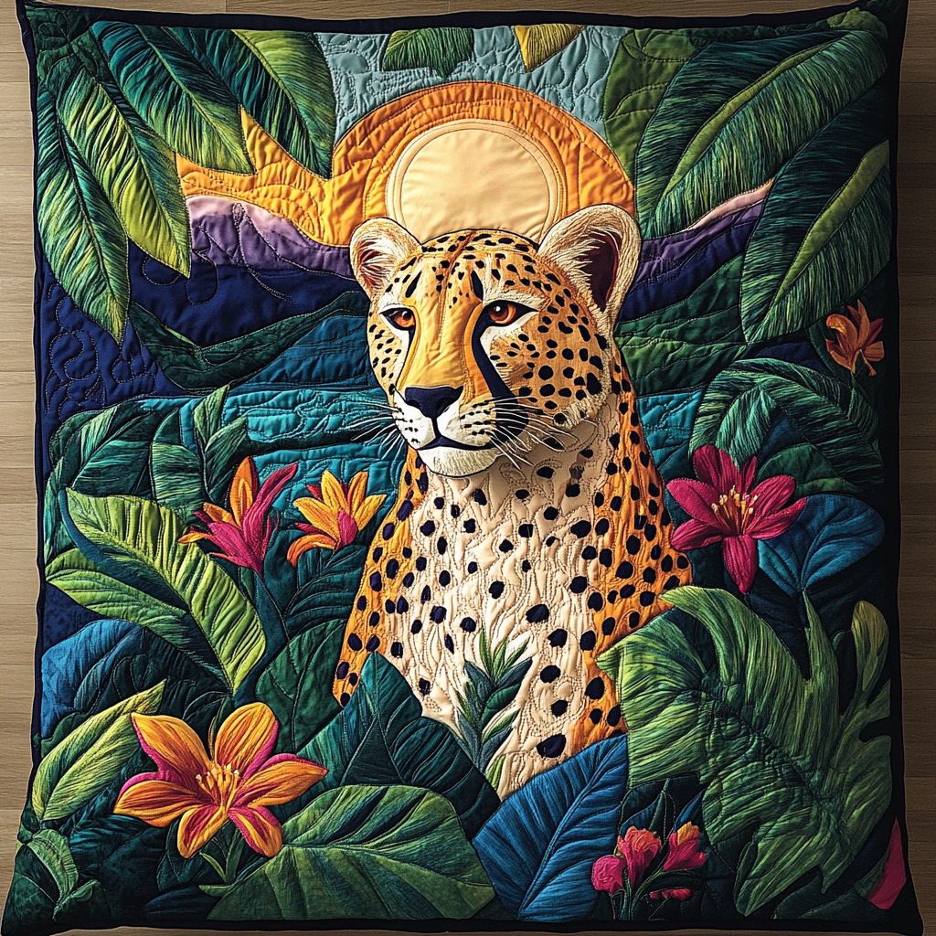 Cheetah DAI200125184 Quilt Blanket – Alpha Quilt
