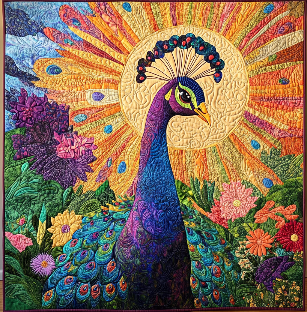 Peacock DAI110225104 Quilt Blanket – Alpha Quilt