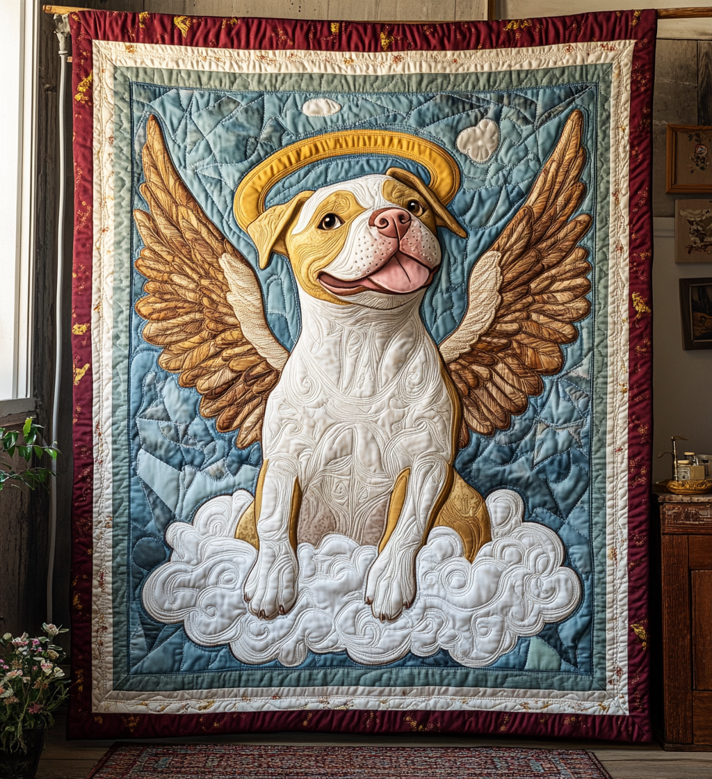 Pitbull Angel DAI090125180 Quilt Blanket – Alpha Quilt