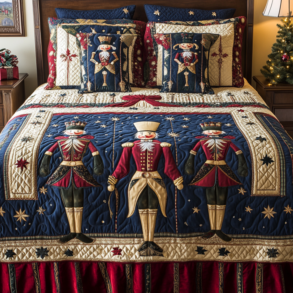 Nutcracker DAI190824248 Quilt Bedding Set – Alpha Quilt
