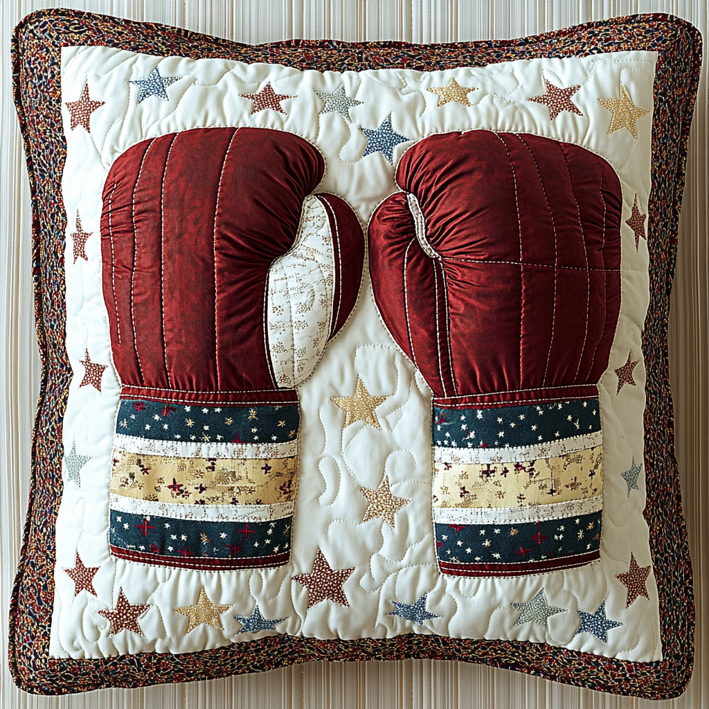 Boxing DAI090125322 Quilted Pillow Case – Alpha Quilt