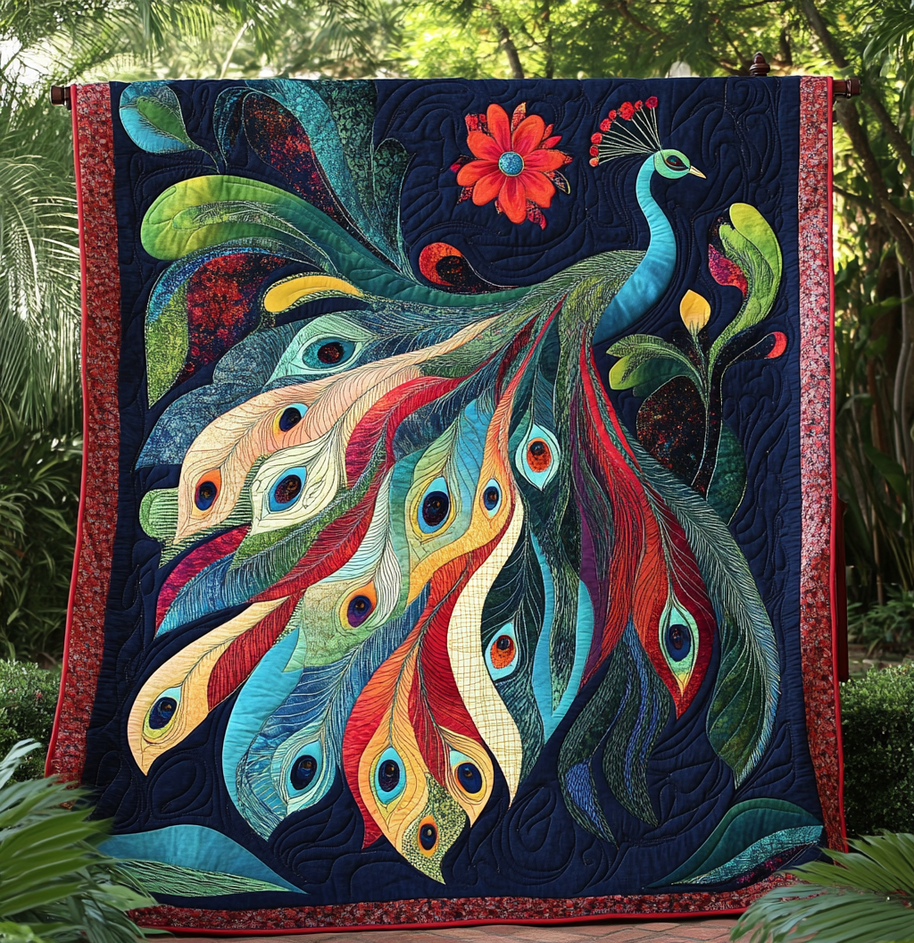 Peacock DAI190225018 Quilt Blanket – Alpha Quilt