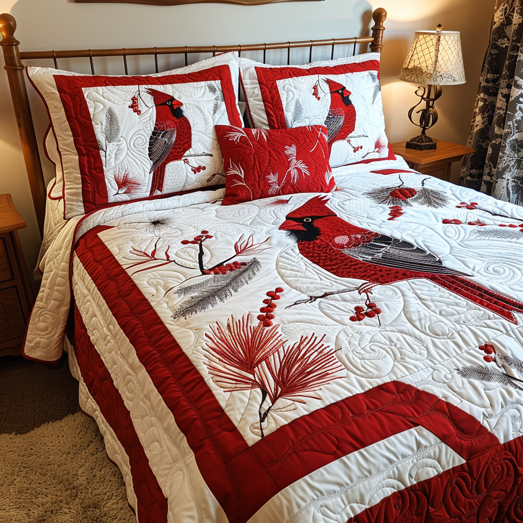 Cardinal TAI170724075 Quilt Bedding Set – Alpha Quilt