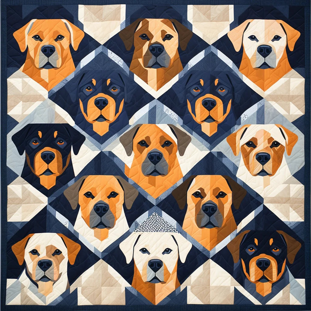 Rottweiler TAI14112309 Quilt Blanket – Alpha Quilt