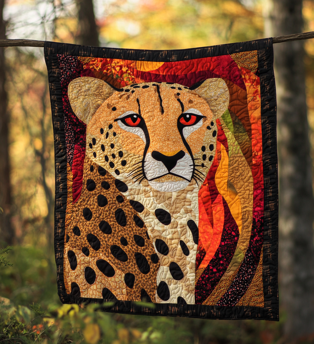 Cheetah DAI200125185 Quilt Blanket – Alpha Quilt
