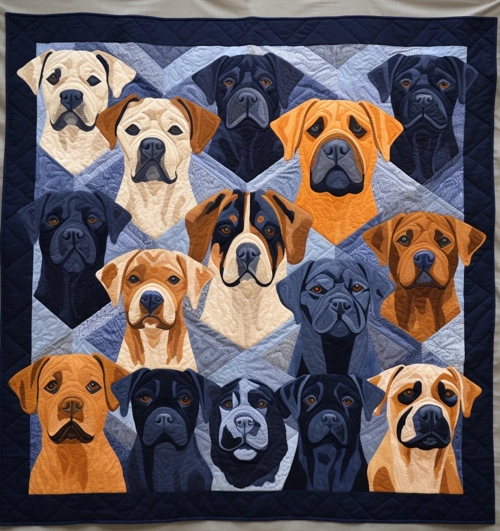 Rottweiler TAI14112308 Quilt Blanket – Alpha Quilt