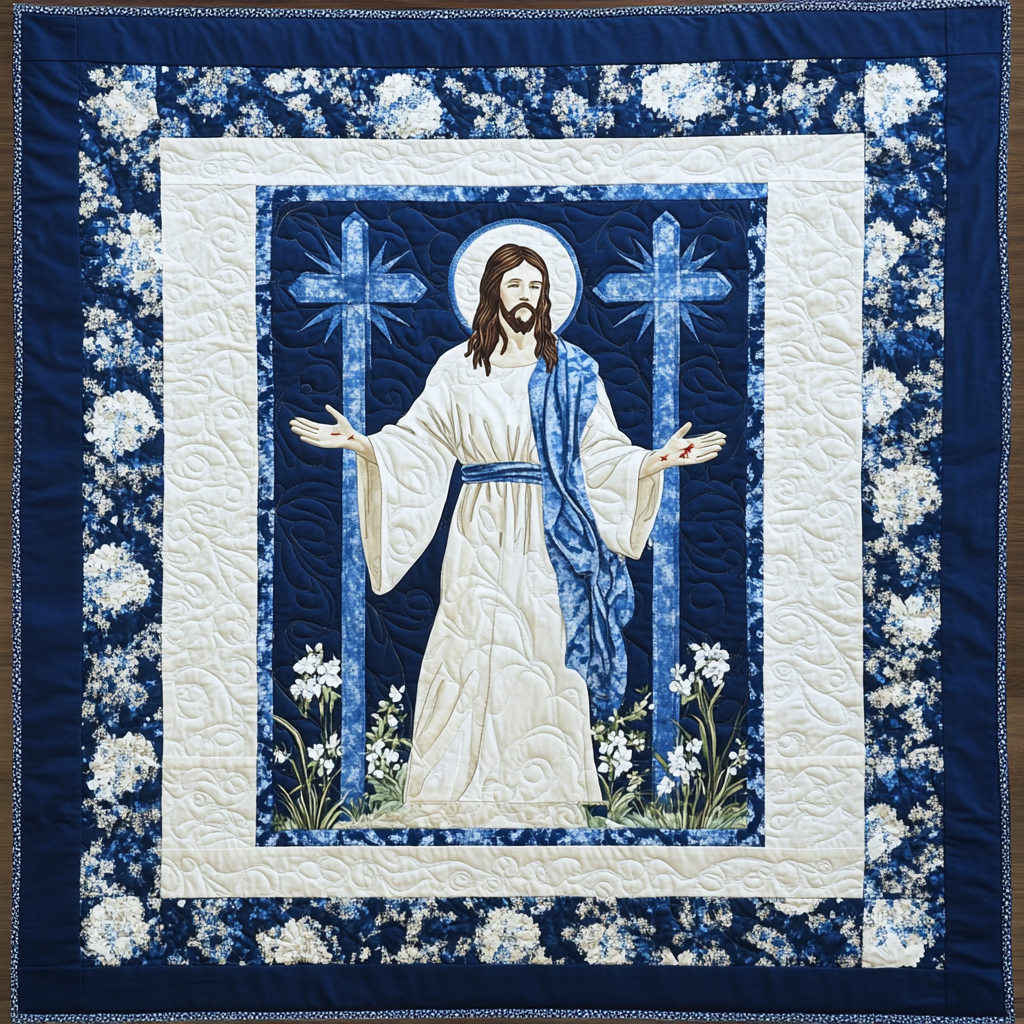 Jesus Christ DAI111124495 Quilt Blanket – Alpha Quilt