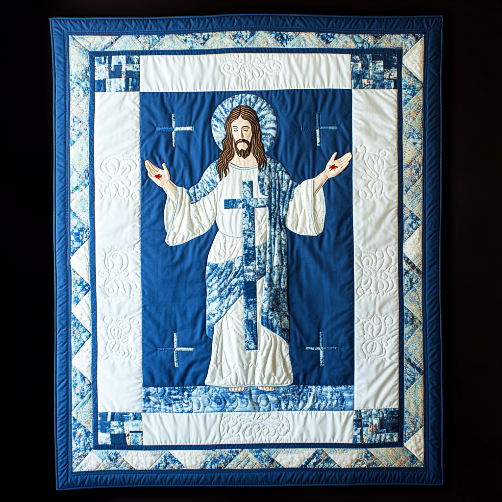 Jesus Christ DAI111124494 Quilt Blanket – Alpha Quilt