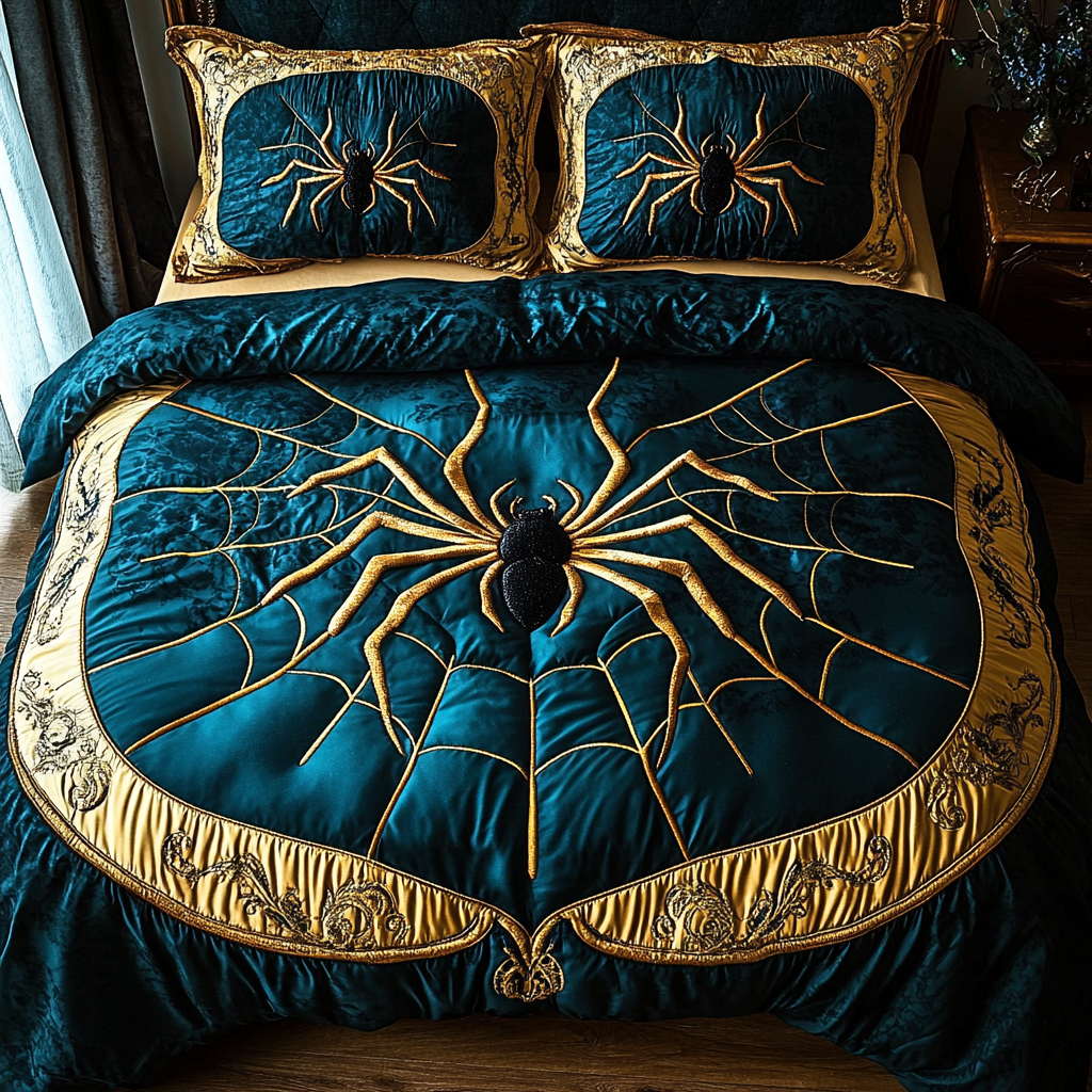 Spider DAI040225254 Quilt Bedding Set – Alpha Quilt