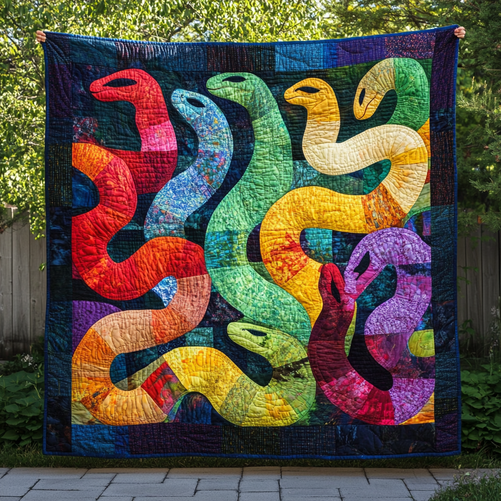 Snake DAI200125245 Quilt Blanket – Alpha Quilt