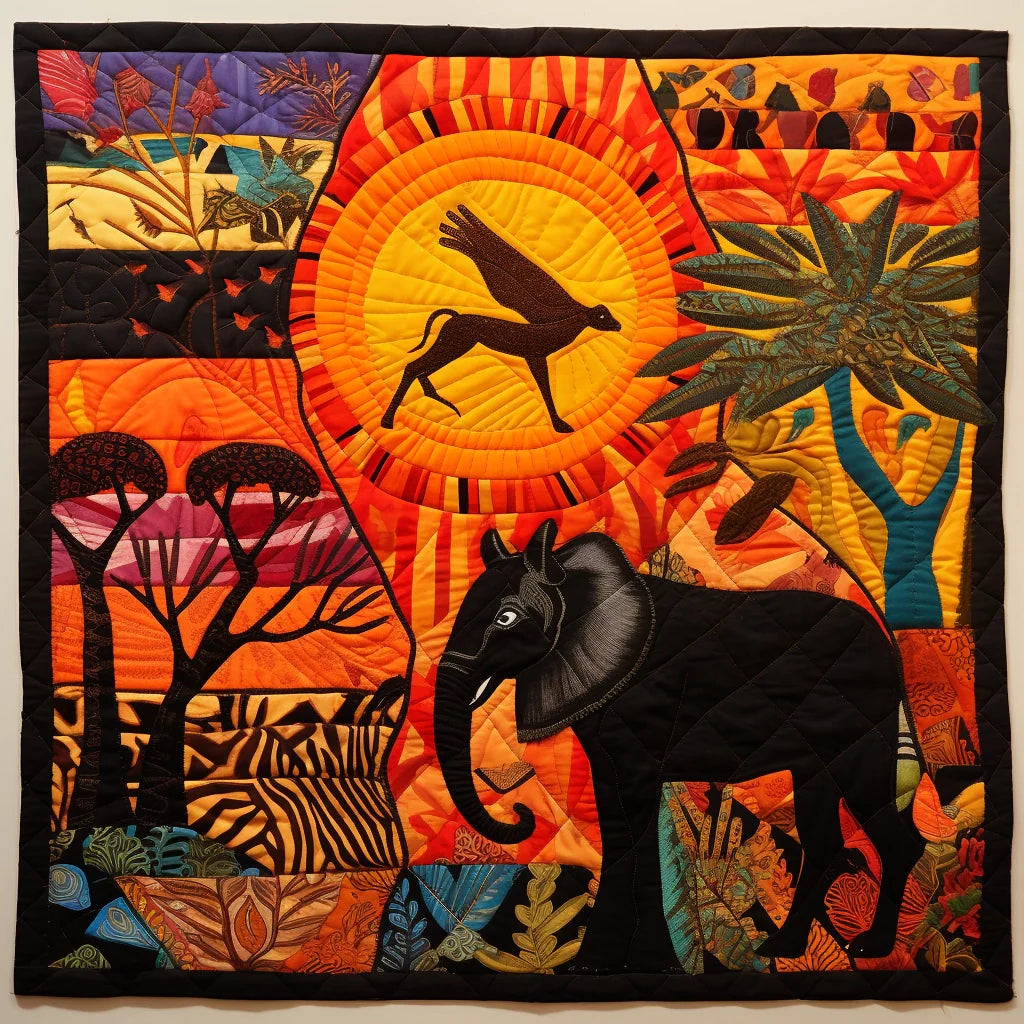 Africa TAI04122345 Quilt Blanket – Alpha Quilt
