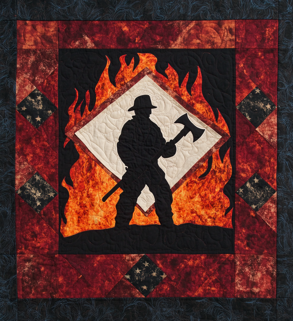 Fireman DAI281124102 Quilt Blanket – Alpha Quilt