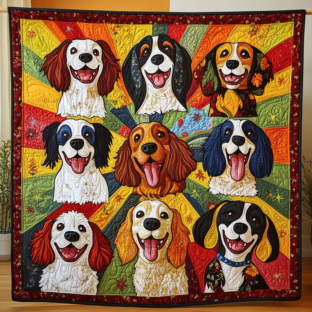 Spaniel TAI181024065 Quilt Blanket – Alpha Quilt