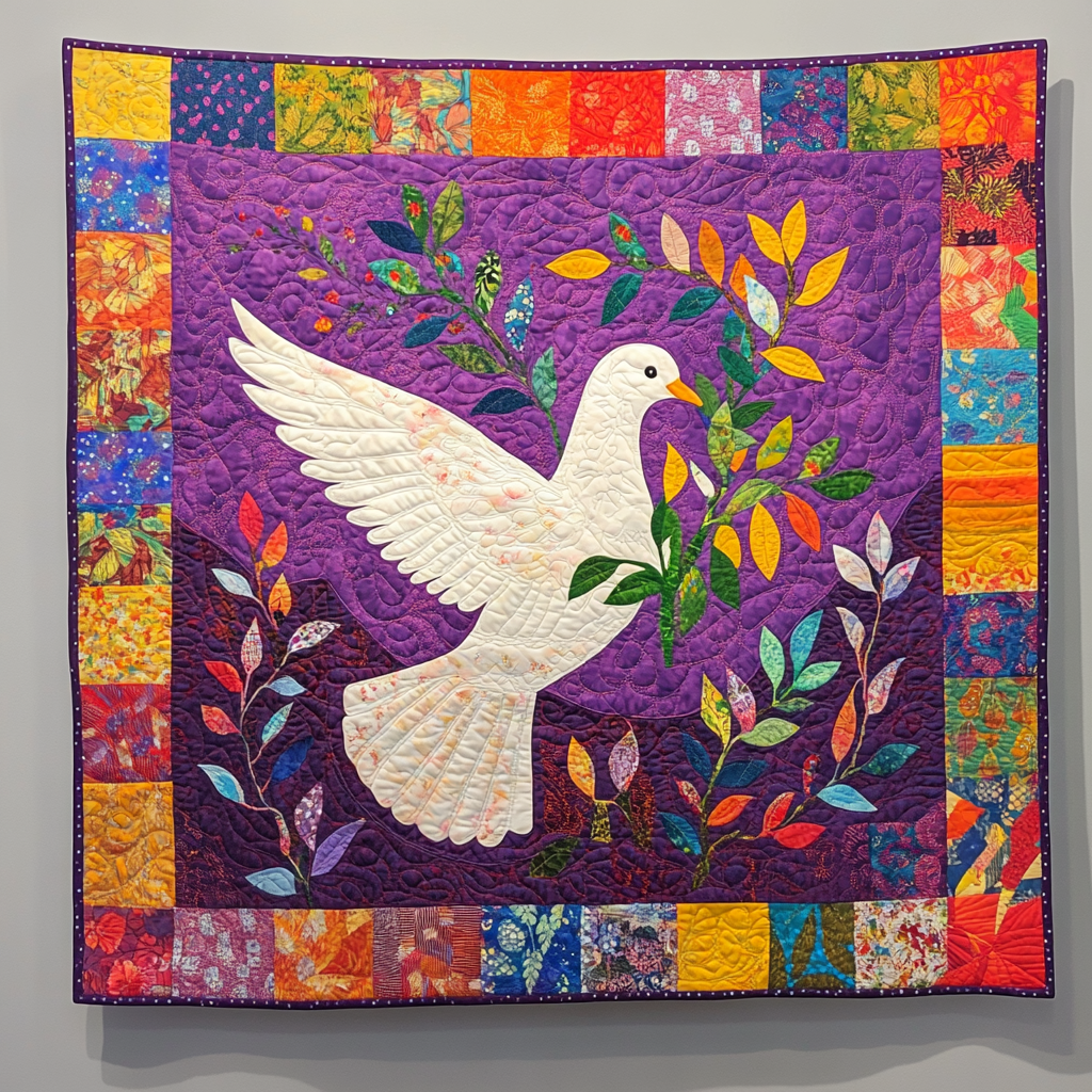 Dove DAI221024267 Quilt Blanket – Alpha Quilt