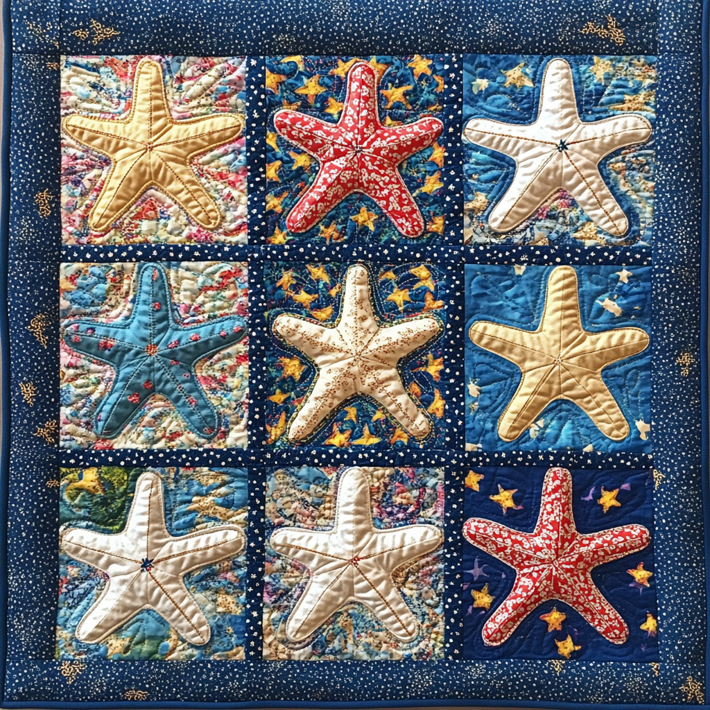 Starfish DAI25102470 Quilt Blanket – Alpha Quilt