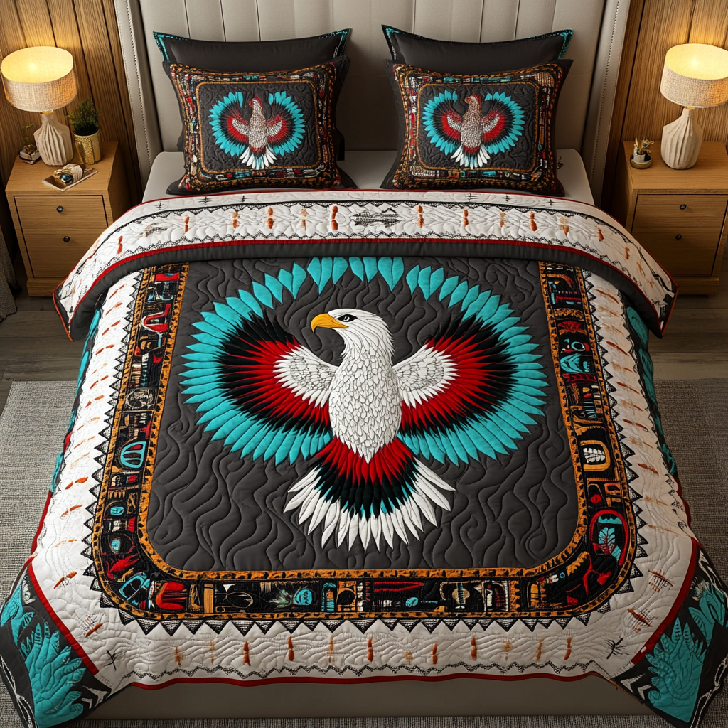 Native American Eagle DAI051224076 Quilt Bedding Set – Alpha Quilt