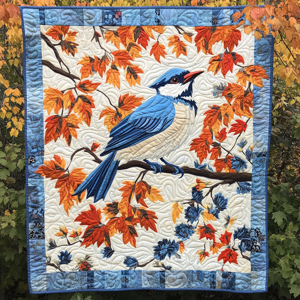 Blue Jay DAI040225124 Quilt Blanket – Alpha Quilt