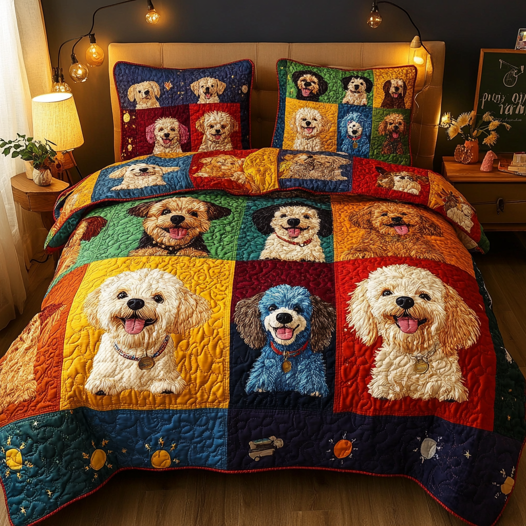 Poodle TAI181024344 Quilt Bedding Set – Alpha Quilt