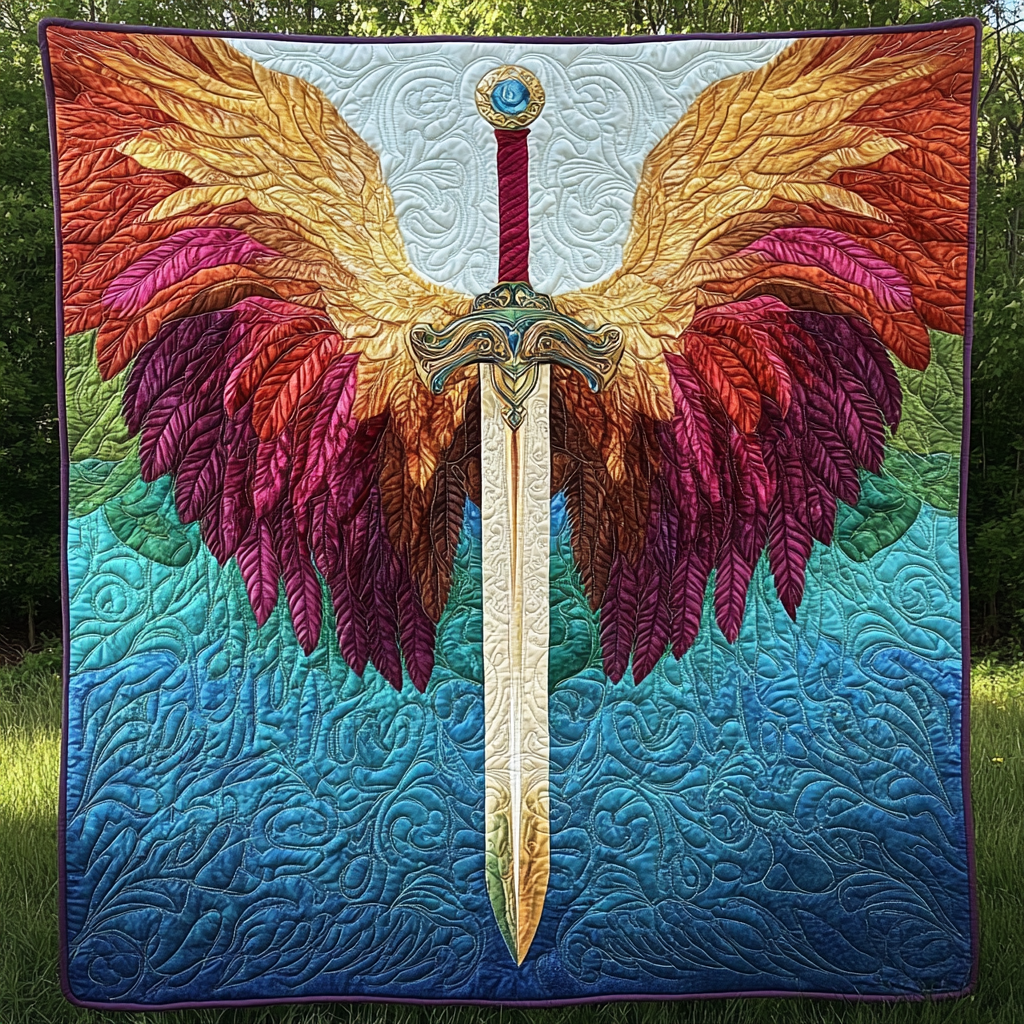 Sacred Sword DAI301224085 Quilt Blanket – Alpha Quilt