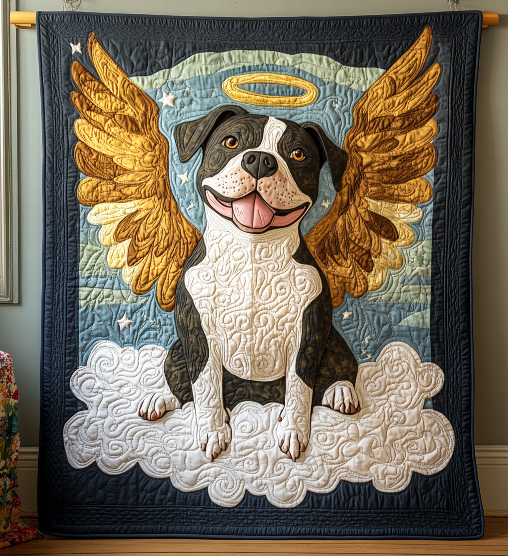 Pitbull Angel DAI090125178 Quilt Blanket – Alpha Quilt