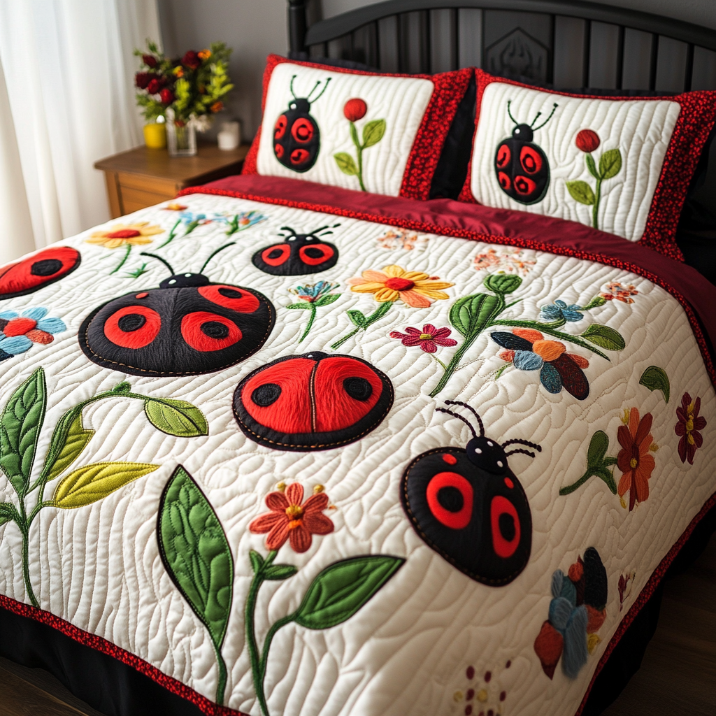 Ladybug DAI090125013 Quilt Bedding Set – Alpha Quilt