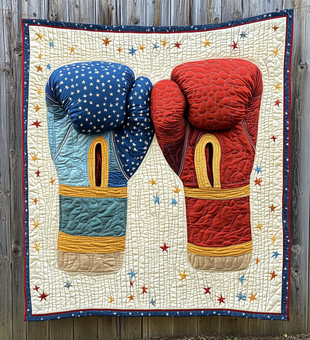 Boxing DAI090125122 Quilt Blanket – Alpha Quilt