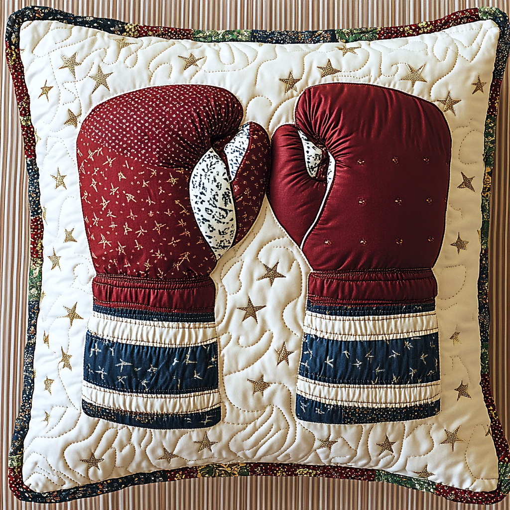 Boxing DAI090125321 Quilted Pillow Case – Alpha Quilt